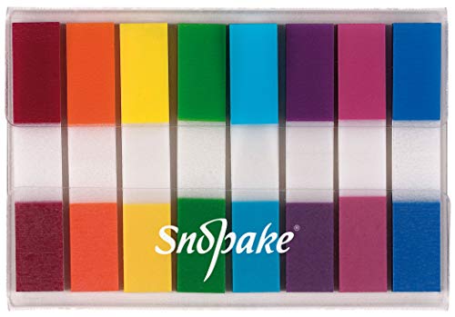 Snopake Index Tab PageMarkers with Colour Coded Tips 45 x 8 mm - 160 Tabs - Assorted [Ref: 15845]