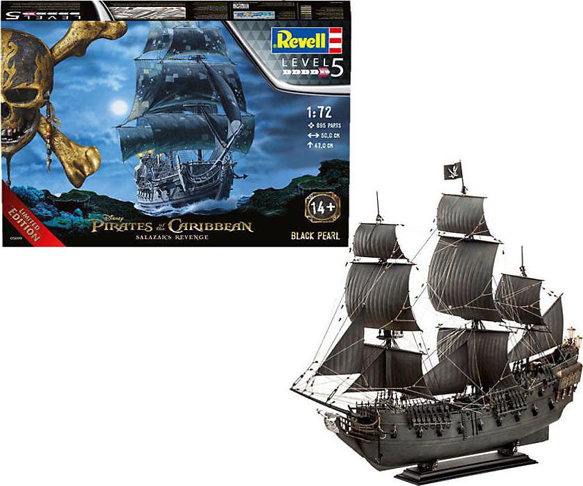 Revell 05699 Black Pearl Model Kit, 1:72 Scale, 50 cm, Multi-Color