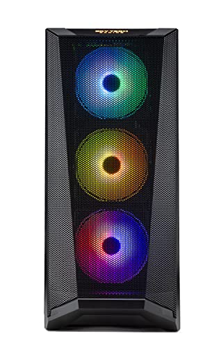 Skytech Gaming Skytech Chronos Gaming PC Desktop β Intel Core i5 12600K 3.7 GHz, NVIDIA RTX 3080, 1TB NVME SSD, 16GB DDR4 RAM 3200, 850W Gold PSU, 11 AC Wi-Fi, Windows 11 Home 64-bit