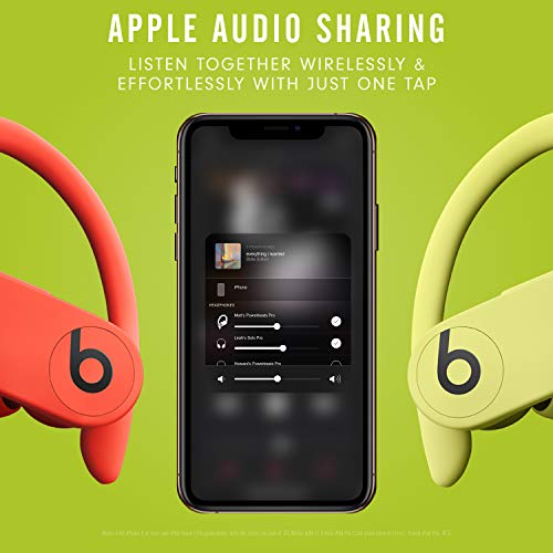 Powerbeats Pro Totally Wireless Earphones - Apple H1 Chip - Lava Red with AppleCare+ Bundle