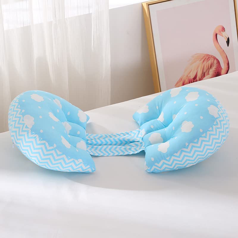 Pregnancy Pillow Wedge for Maternity ,Side Sleeper Pregnancy Pillow Support Body, Belly, Back, Knees