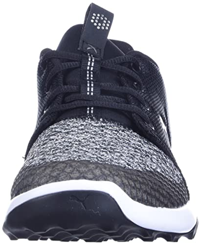 PUMA Golf Men's Grip Fusion Sport Golf Shoe, Puma Black-Quiet Shade, 12 M US