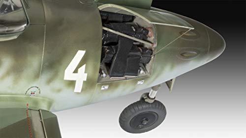 Revell GmbH Revell 03875 3875 1:32 Me262 A-1 Jetfighter Plastic Model Kit, Multicolour, 1/32