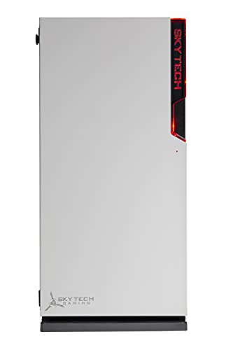 Skytech Gaming Shiva Gaming PC Desktop β Intel Core i5 11400F 2.6 GHz, AMD RX 6600, 1TB NVME SSD, 16GB DDR4 RAM 3200, 650W Gold PSU, 11AC Wi-Fi, Windows 11 Home 64-bit,White