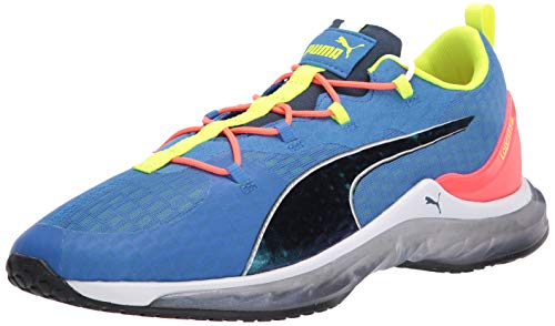 Puma Men's LQDCELL Hydra Sneaker, Palace Blue-Lava Blast-Yellow Alert, 7 M US
