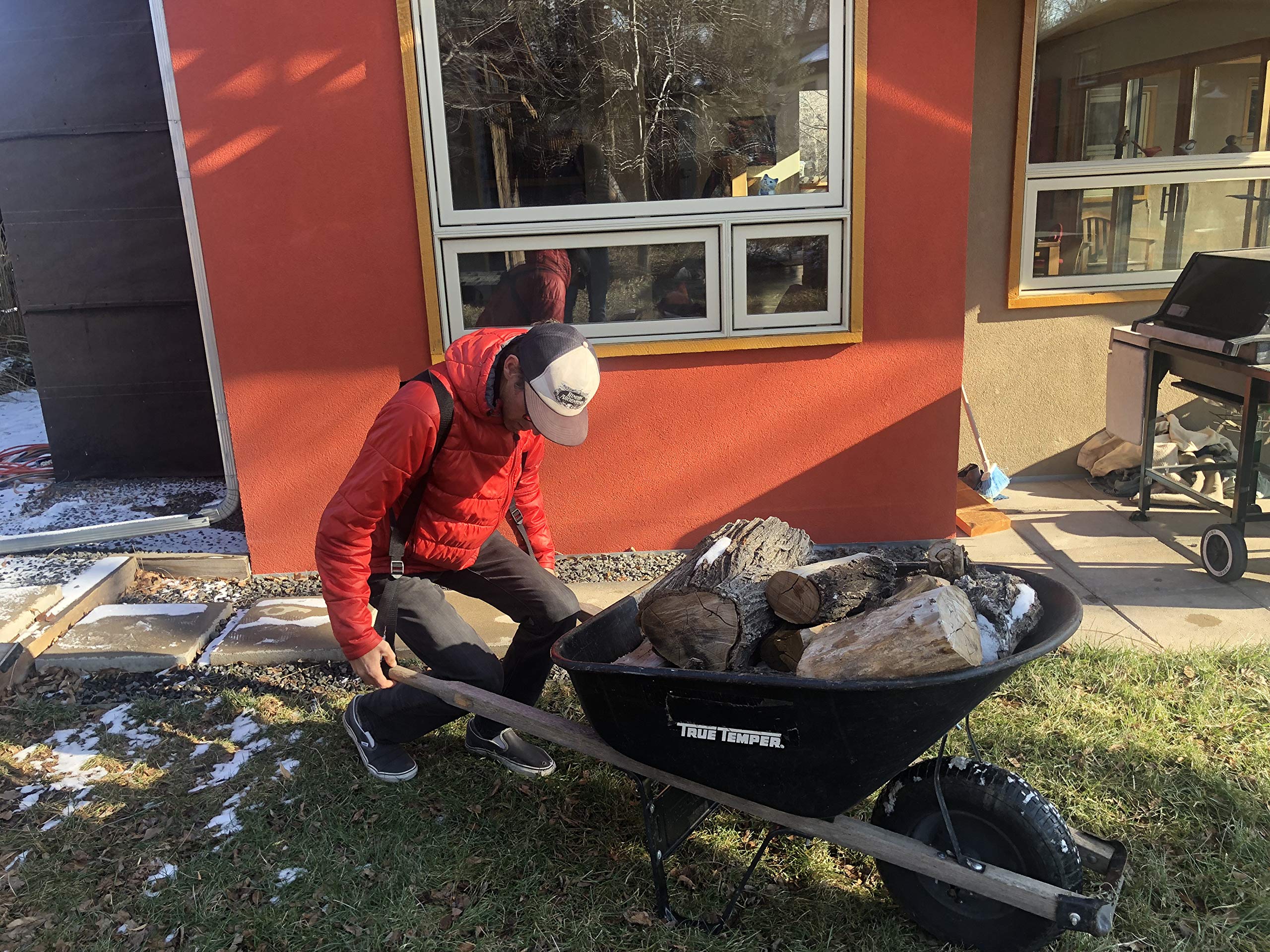Shoulder Dolly SteadyLifter-Light Weight Harness To Assist In Lifting, Stabilizing, Moving Heavy Loads With Your Wheelbarrow-Make Maneuvering Heavy, Awkward Wheelbarrow Loads Easier And More Efficient