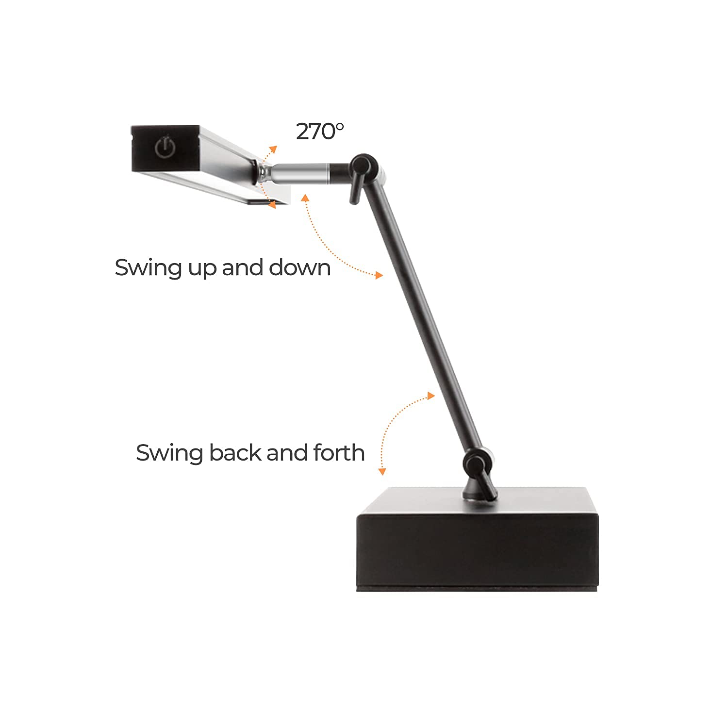 NXWVPC BOLOWEI LED 20" Piano Lamp - Onekey Stepless Dimming Piano Desk Light for Upright Piano Free Height Adjustment 10W Black