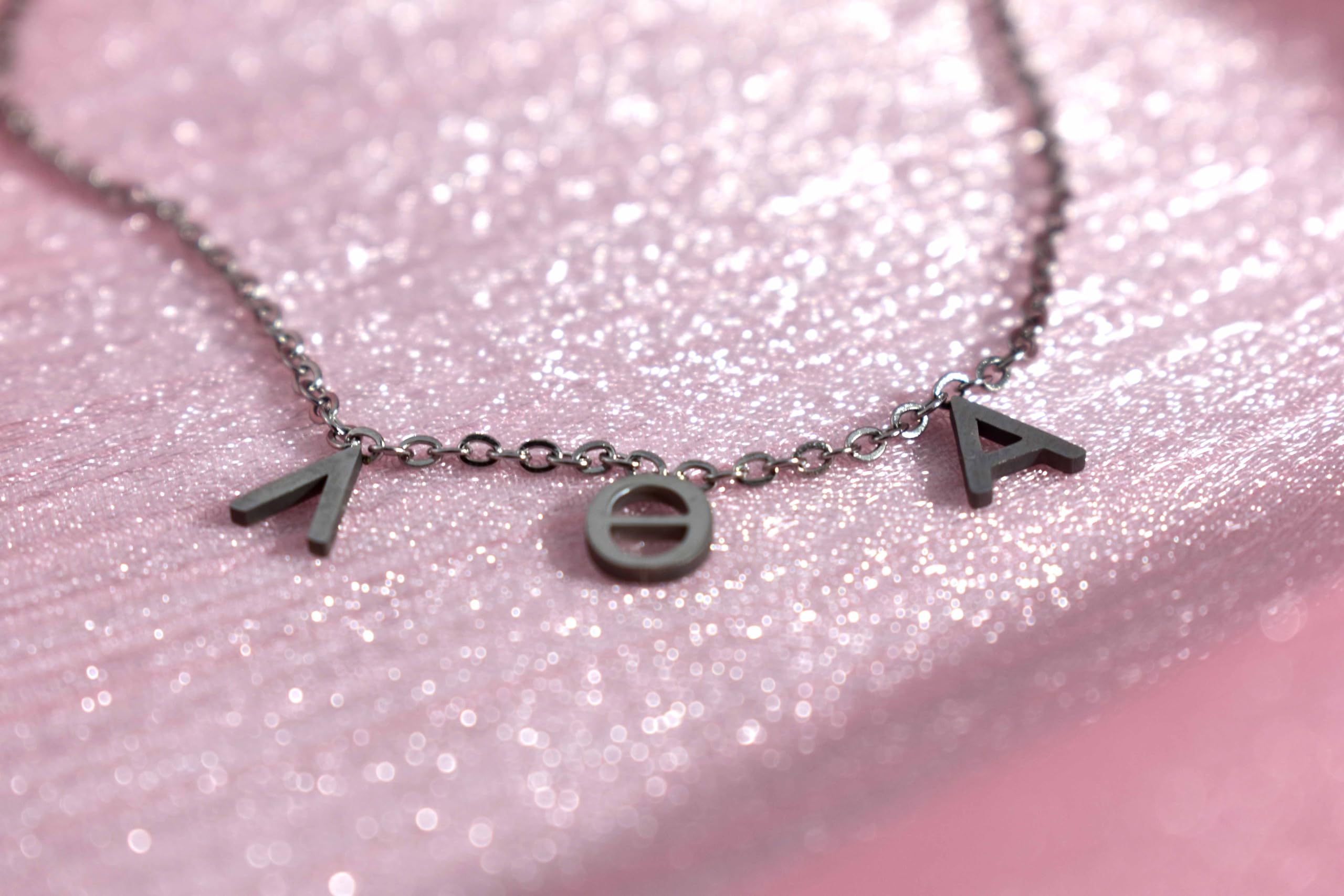 Sorority Shop Lambda Theta Alpha Necklace β LTA Name Necklace, Stainless Steel Sorority Gifts Necklace, Long-Lasting Lambda Theta Alpha Gifts for Women