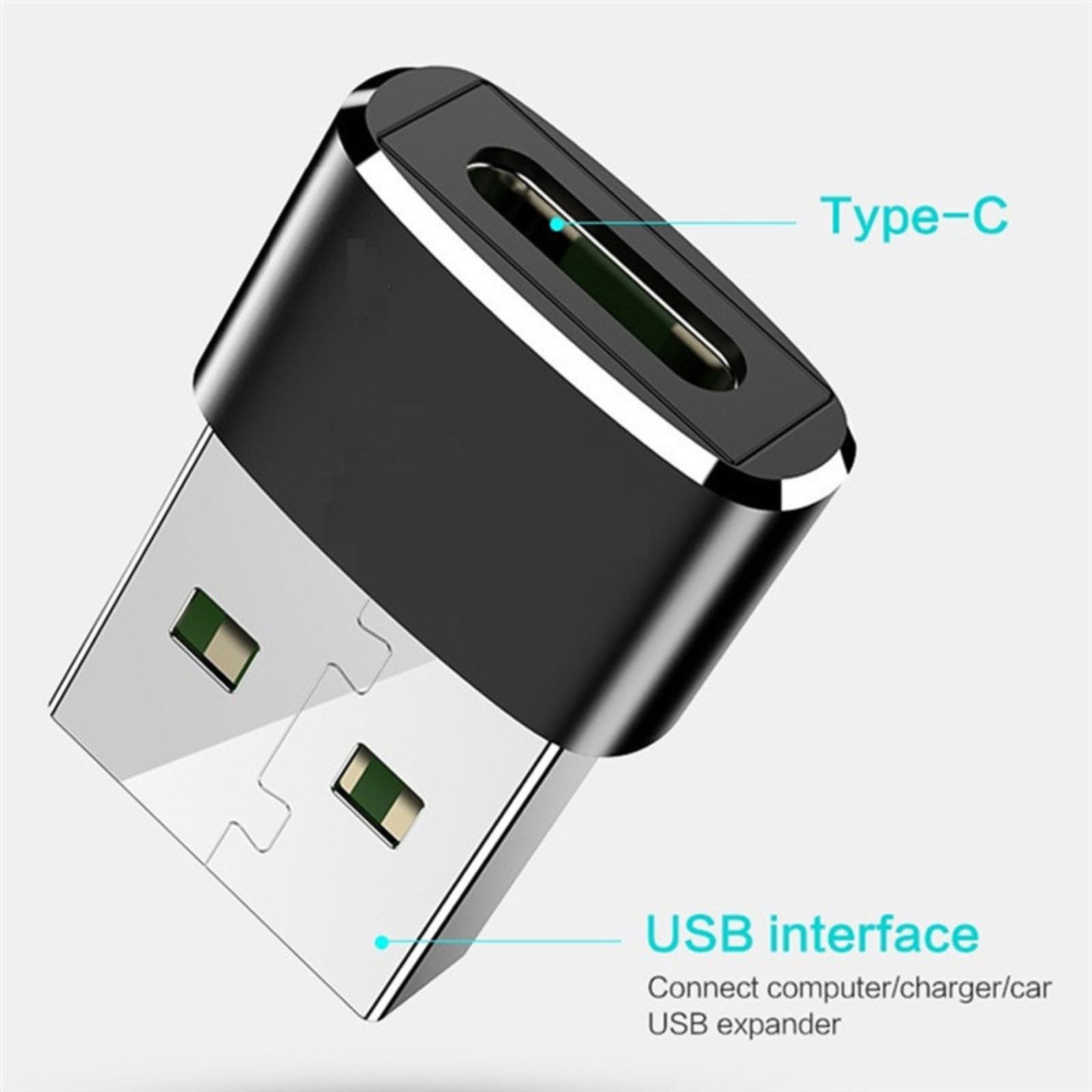 PD 20W USB C to USB Adapter Type C Fast Charger Adapter Plug Fast Data Transfer Converter for iPhone 14 13 12 11 X Pro Max 3.0 USB C Female to Male Adapter-Cool Electronics Gadget