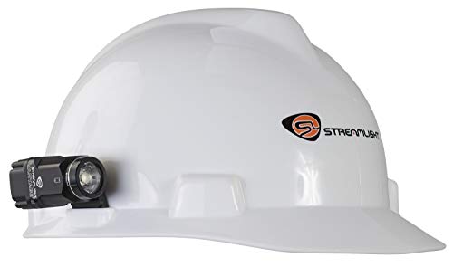 Streamlight 69333 Vantage II 350-Lumen Industrial Hard Hat Mount Light with Blue LED Tail Light, Black