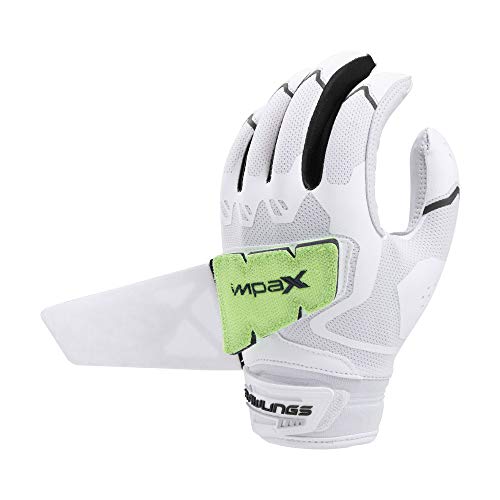 Rawlings FPWPBG-B-88 Workhorse Softball Batting Gloves, Black