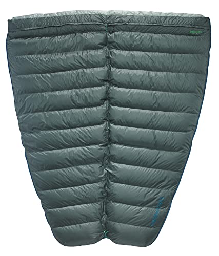 Therm-a-Rest Ohm 20F/-6C Ultralight Down Camping Sleeping Bag, Long, Balsam
