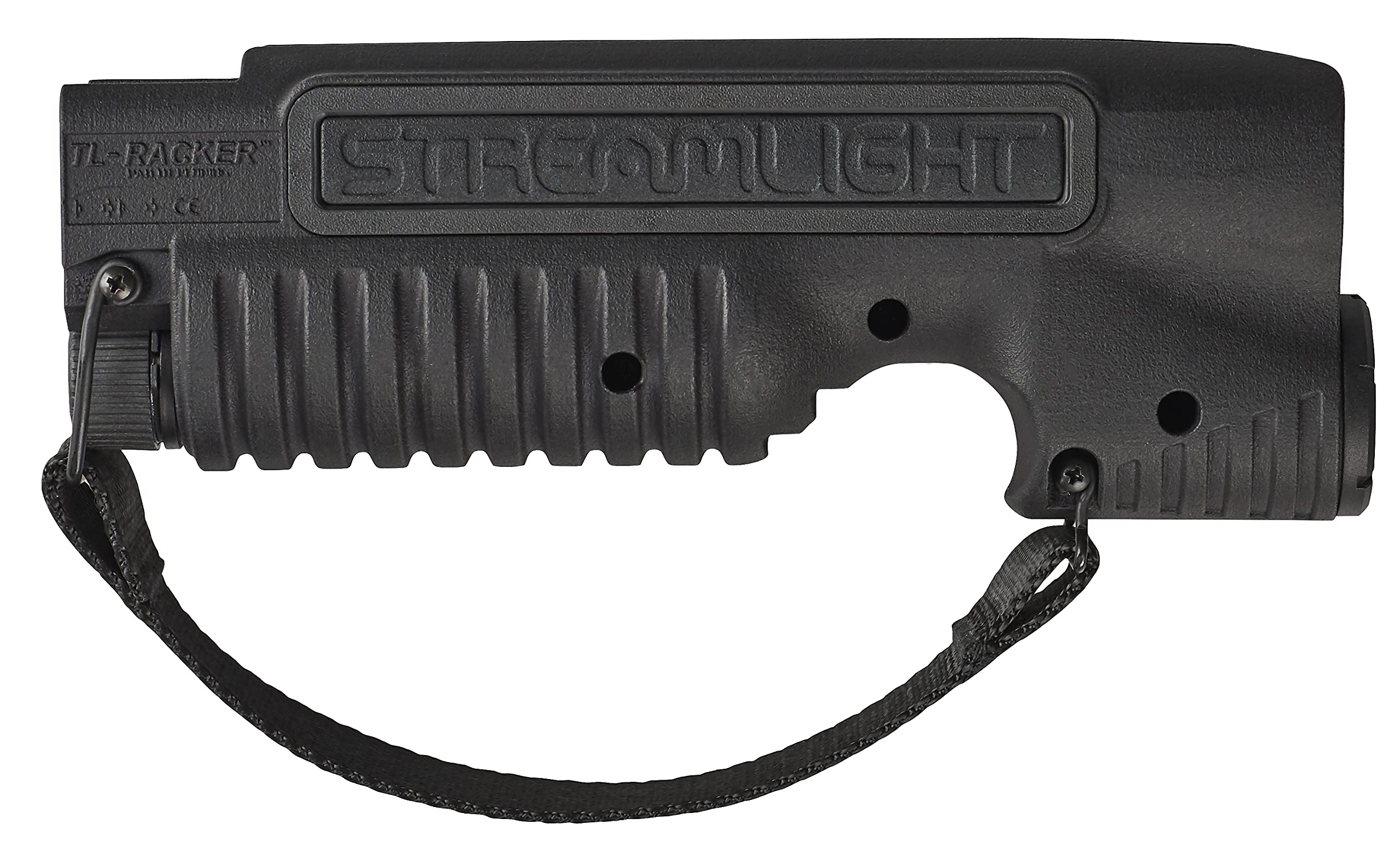 Streamlight 69602 TL-Racker 1000 Lumen Forend Light for Mossberg 590 Shockwave with Strap and CR123A Lithium Batteries, Black