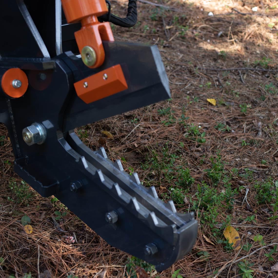 Titan Attachments 12" Rotating Tree Shear Attachment 5" Cylinder Skid Steer for Tractor Loaders