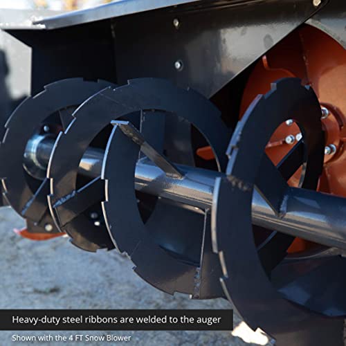 Titan Attachments 6 FT Snow Blower, Category 1, 3 Point PTO Driven, Directional Snow Chute