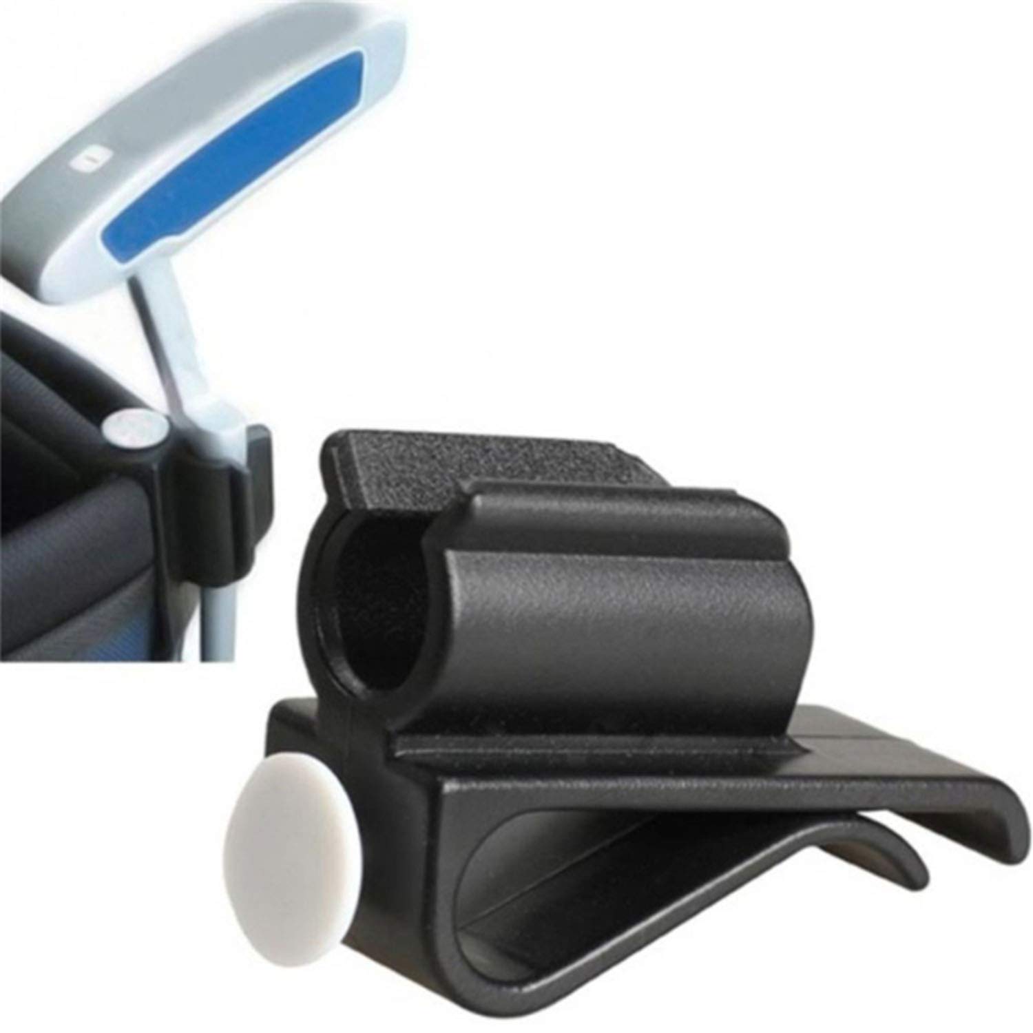 RLECS 4pcs Versatile Golf Bag Clips on Putter Holder Creative Golf Putter Holder