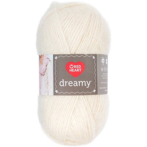 RED HEART Dreamy Yarn, Ivory