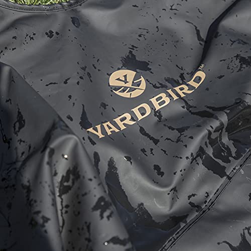 Yardbird Butchering Apron, Durable Waterproof Material, Full Length Sleeves, Elastic Cuffs, Two Adjustable Straps, Easy to Clean, One Size Fits Most, 373120010410,Black