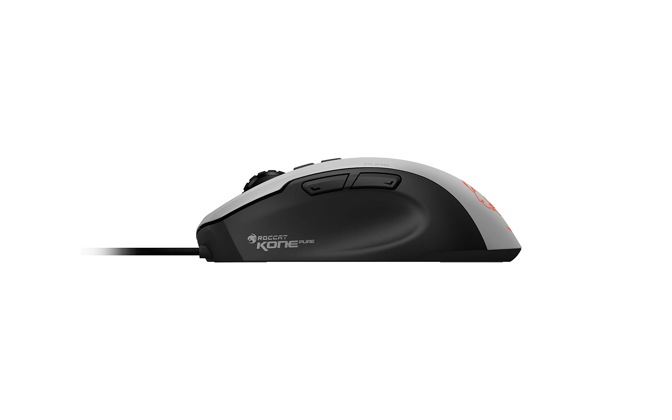 ROCCAT KONE Pure Owl-Eye β Optical RGB Gaming Mouse, White (ROC-11-725-WE)