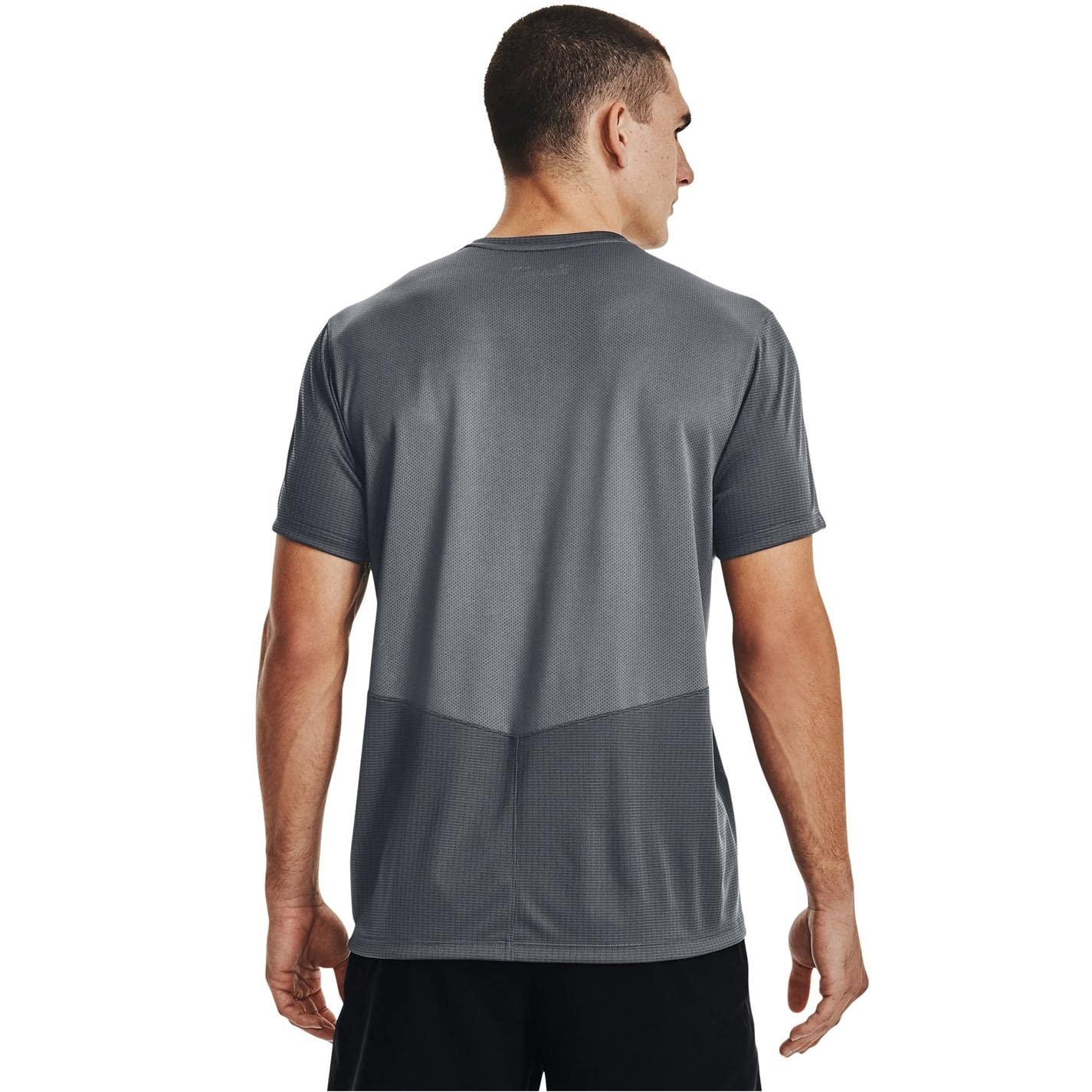 Under Armour Men's Speed Stride Short-Sleeve T-Shirt , Pitch Gray (012)/Reflective , Medium