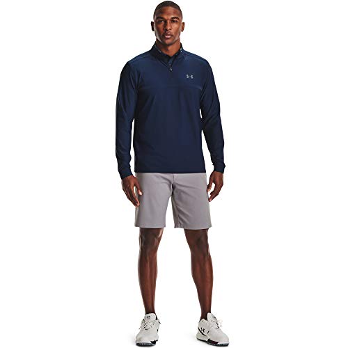 Under Armour Playoff 2.0 1/4 Zip T-shirt, Academy Blue (408)/Pitch Gray, Large