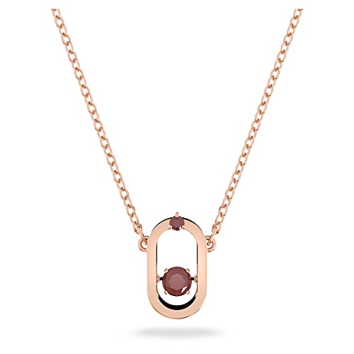SWAROVSKI North pendant, Red, Rose gold-tone Finish