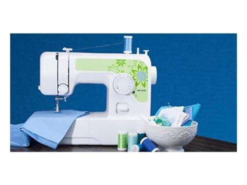 Portable Sewing Machine Brightly lit LED work area this machine can easily fit on a table or desk, then be carried and stored away when not in use