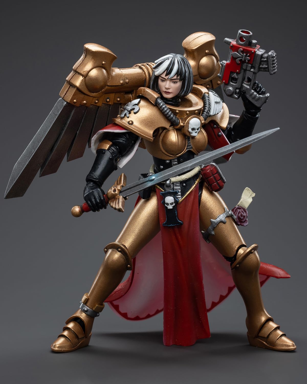 Pipigirl JoyToy Warhammer 40K Space Marine Genuine License 1/18 Soldier, Adepta Sororitas Geminae Superia 2, 4.21 inch Models Space Marines Action Figures Kits (2)