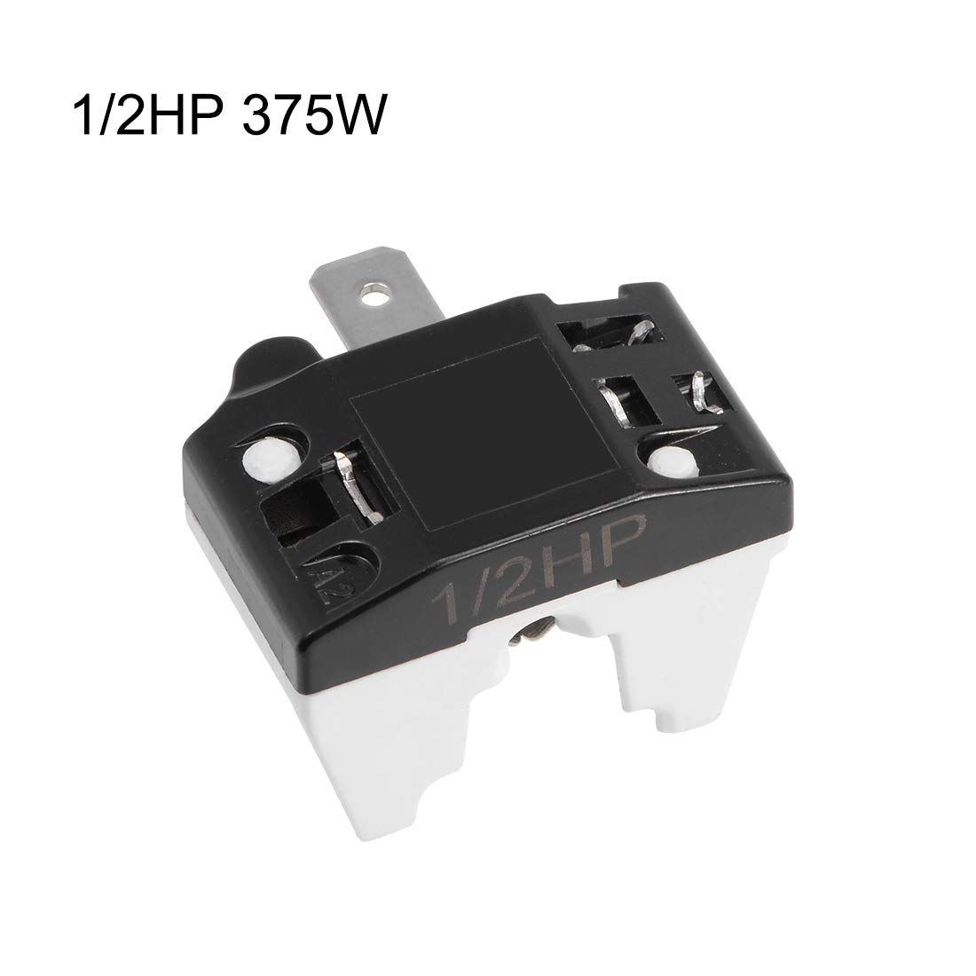 uxcell 2 Pcs Refrigerator Thermal Overload Protector 1/2HP 375W Freezer Compressor Replacement Part BT76-120
