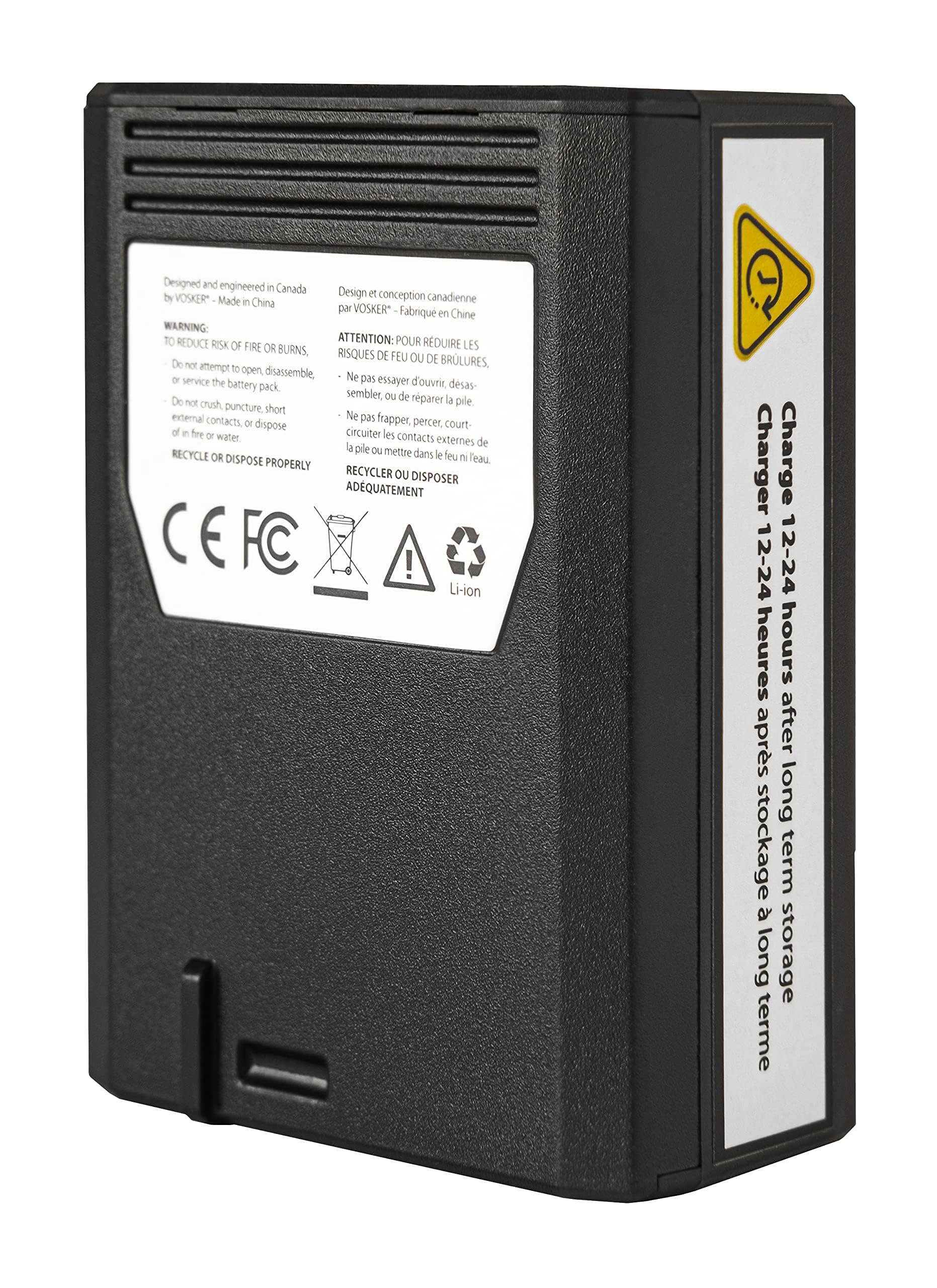 Vosker Extra Rechargeable Lithium Battery Pack for V300 Mobile Security Camera, Long Lasting Lithium Battery, Fast Charge 14 000mAh Capacity, Weather Resistant