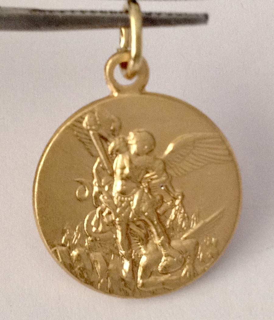 SAINT MICHAEL THE ARCHANGEL MEDAL - PATRON SAINT OF POLICE - 100% MADE IN ITALY