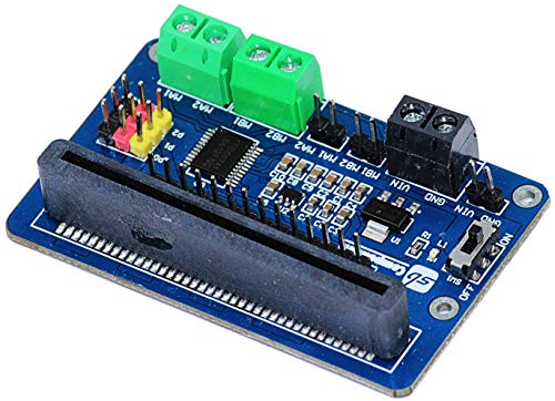 sb components Motor Driver Board for The BBC Micro:bit, 2 Channel DC Motors and 3 Channel Servos Motors Motor Driver for Micro:bit, BBC microbit Motor Driver Board