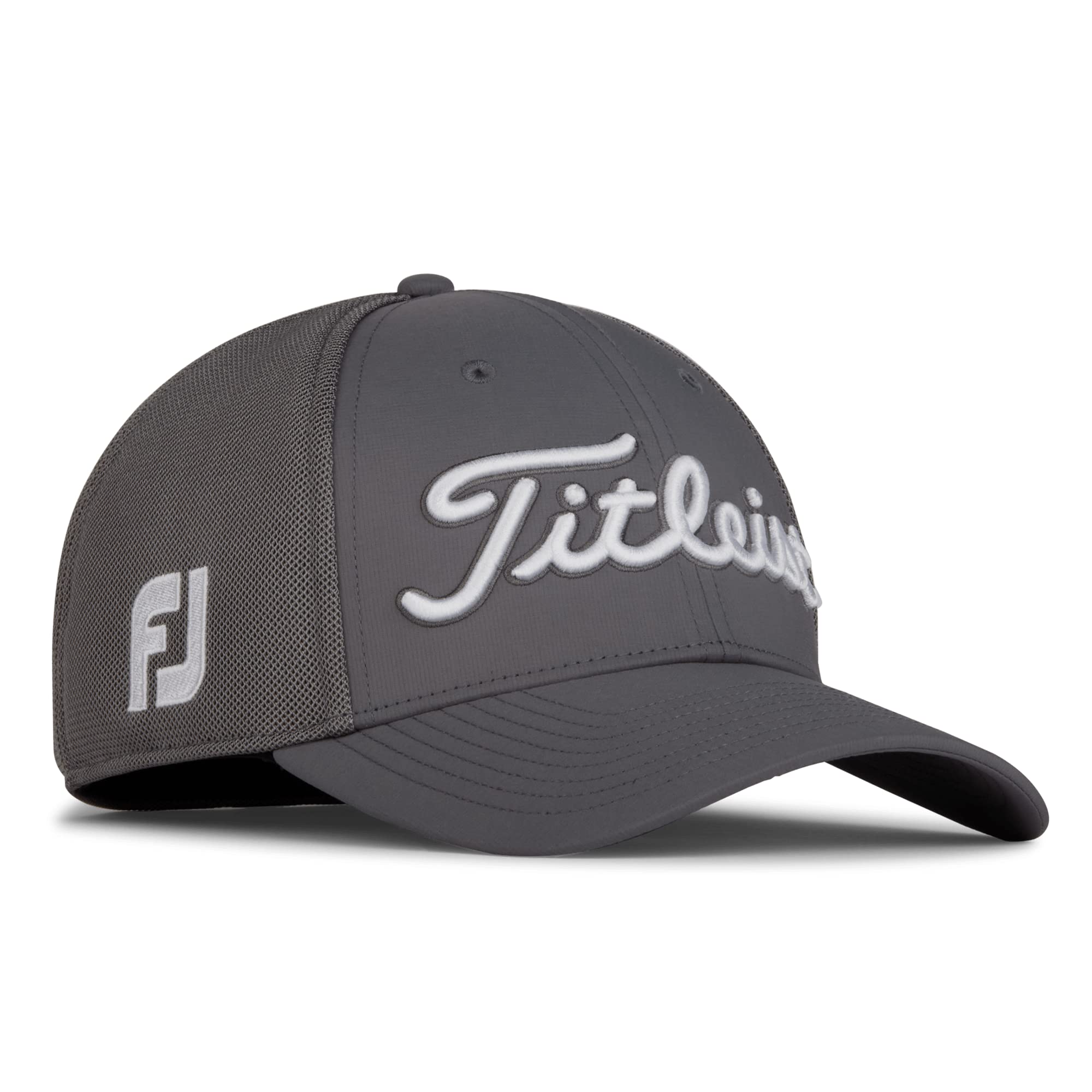 Titleist Men's Tour Sports Mesh Golf Hat Charcoal/White L/XL