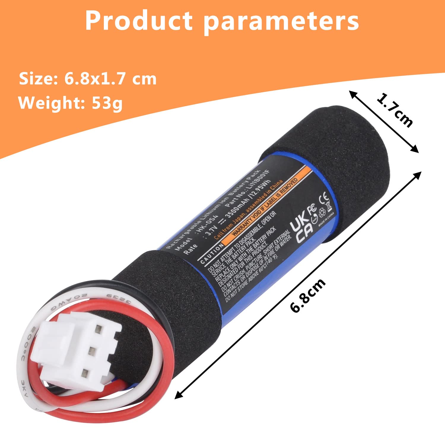 Pickle Power Replacement for Harman Kardon Onyx Battery, 3500mAh Battery for Harman Kardon Onyx Studio 4, Onyx Studio 3, Onyx Studio 2, Onyx Studio 1 Bluetooth Speaker