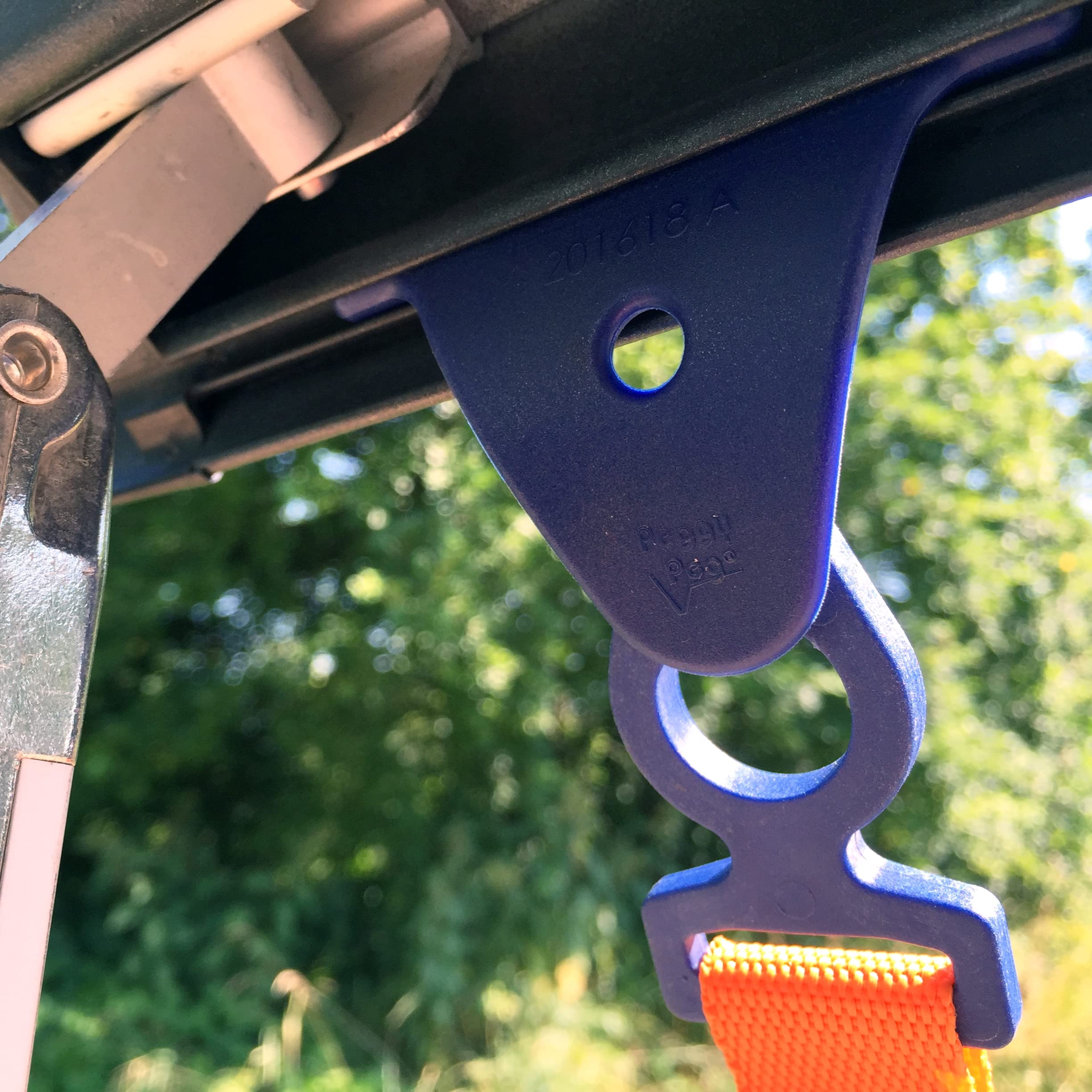 Peggy Peg - Awning Storm Straps Tie Down Strap 2.0 - Storm Straps for Canopies, Gazebo Straps & Solar Sails - Storm Straps Awning Protection - Camping Tent Accessories for Caravan & Motorhome