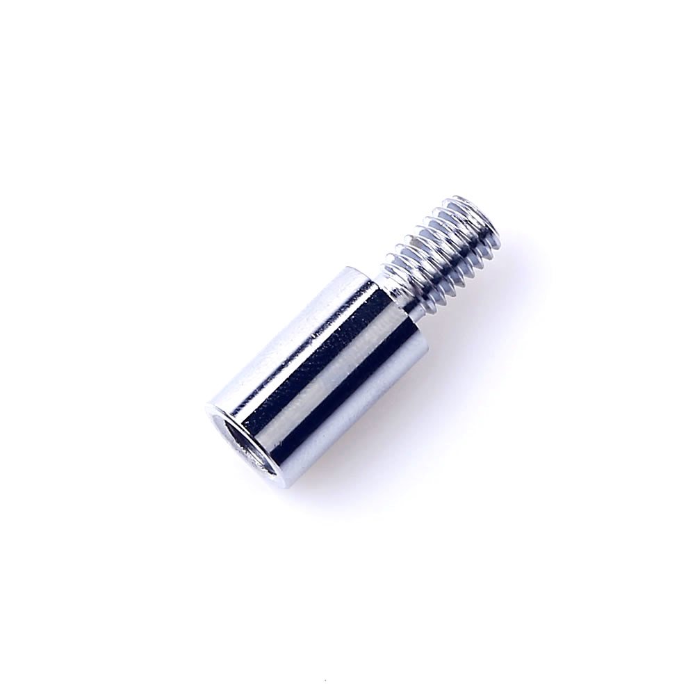 Qenker 2 Piece Chrome Arcade DIY Shaft Extender Joystick Extension Rod Extender Shafts for Sanwa Joystick/Seimitsu Joystick/Zippyy Joystick/Jamma Extension/Control