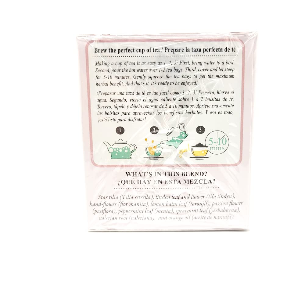 Tadin Herbal Tea Siete Azahares / Seven Blossoms. Calming, Soothing & Caffeine Free Blend. 24 Bags. 1.01 Oz - Pack of 3