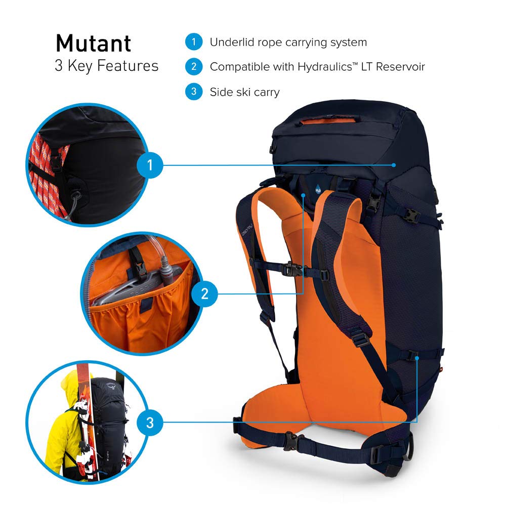 Osprey Mutant 38 Climbing and Mountaineering Backpack