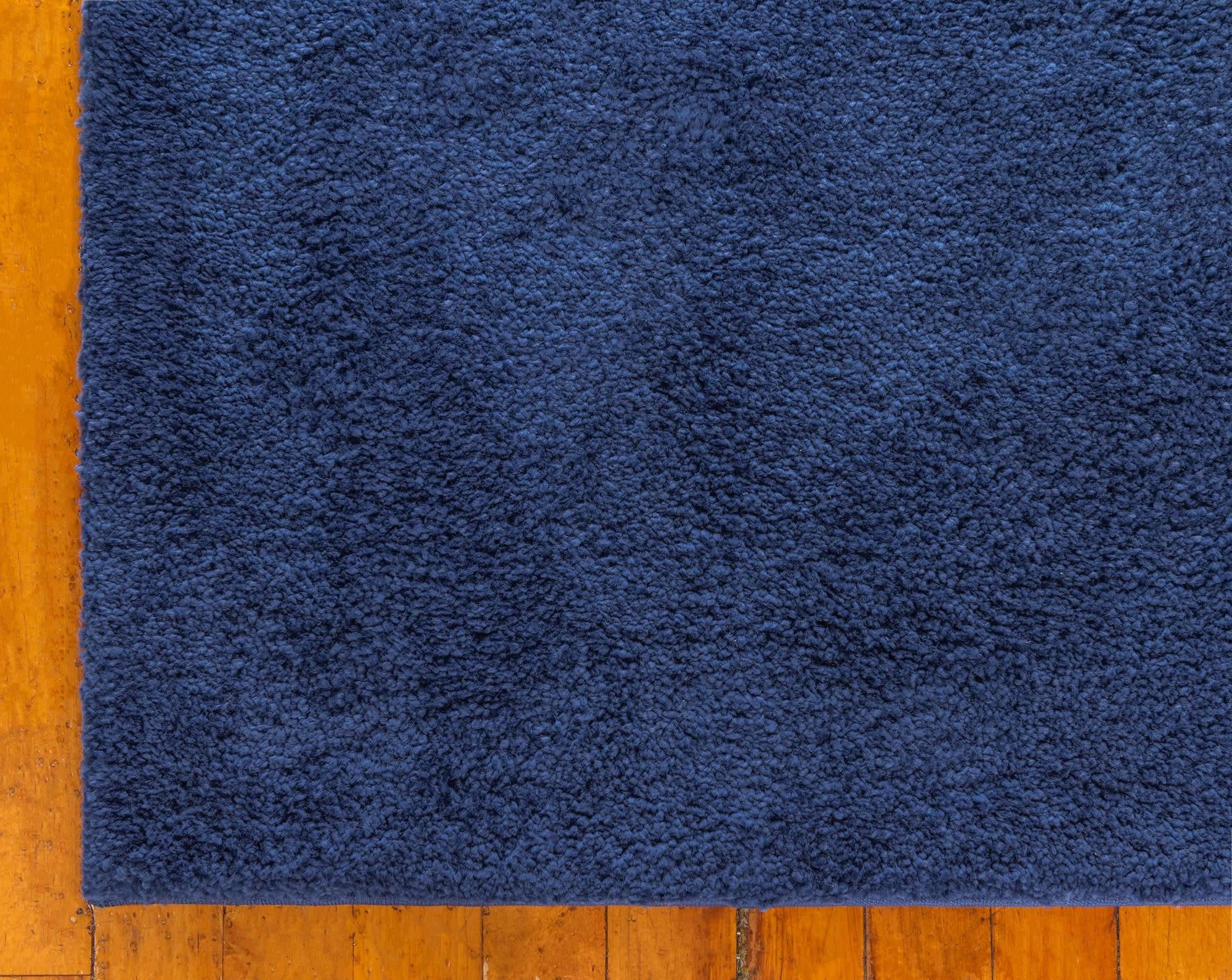 Unique Loom Solo Collection Area Rug - Calabasas (7' 1" x 10' Rectangle, Navy Blue)