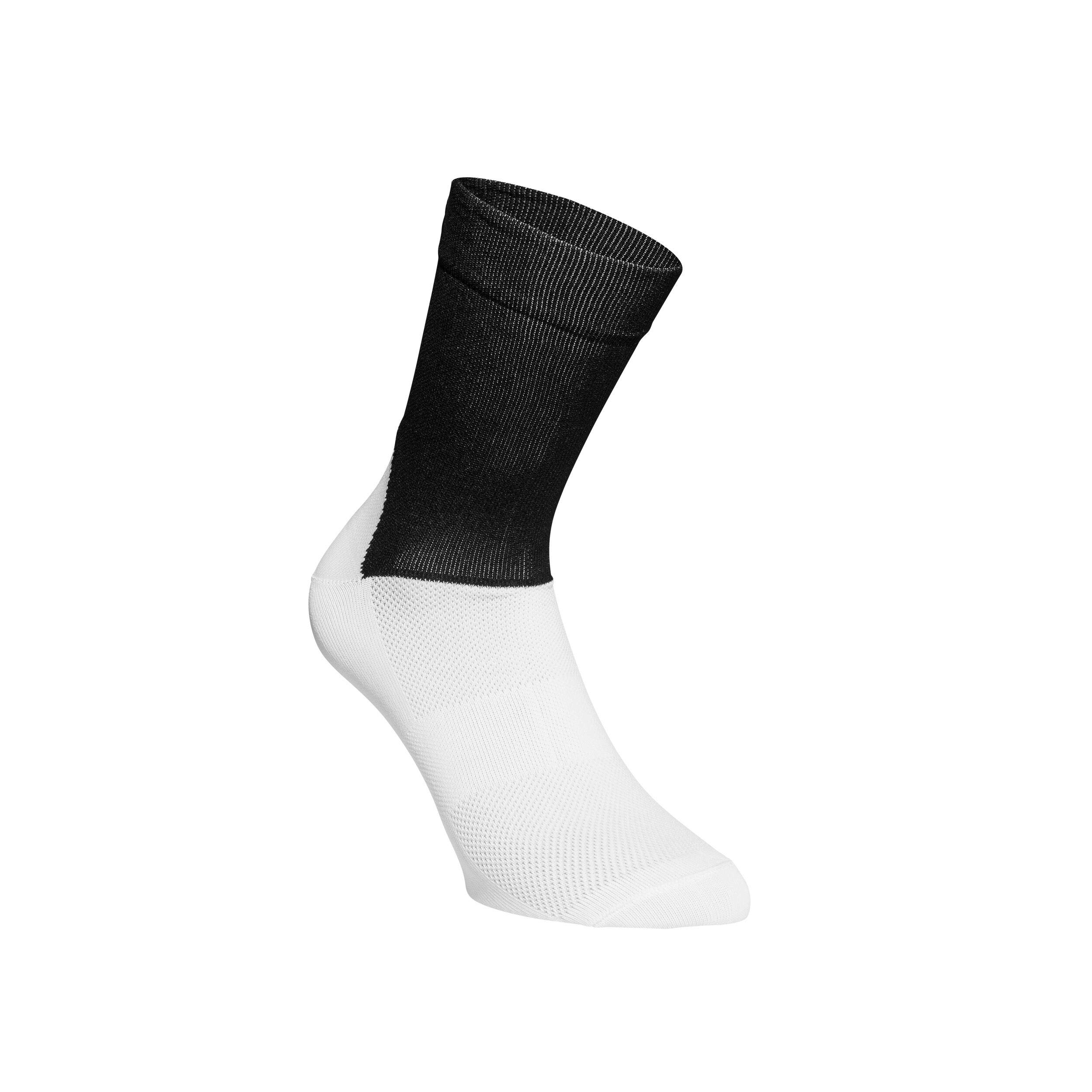 POC, Essential Road Sock, Cycling Accessories, Uranium Black/Hydrogen White, M