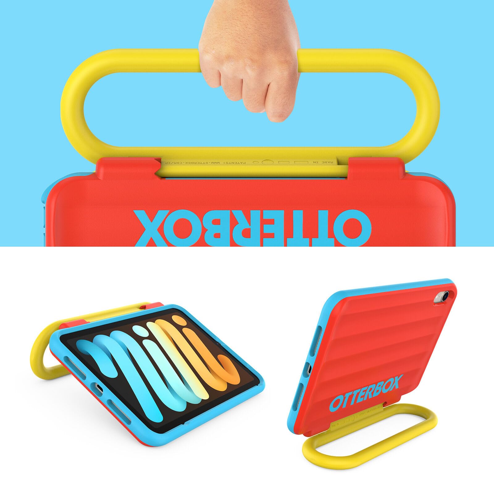 OtterBox iPad 10th Gen (10.9 Inch - 2022) EasyClean case for Kids with Screen Protector - Hearts and Crafts