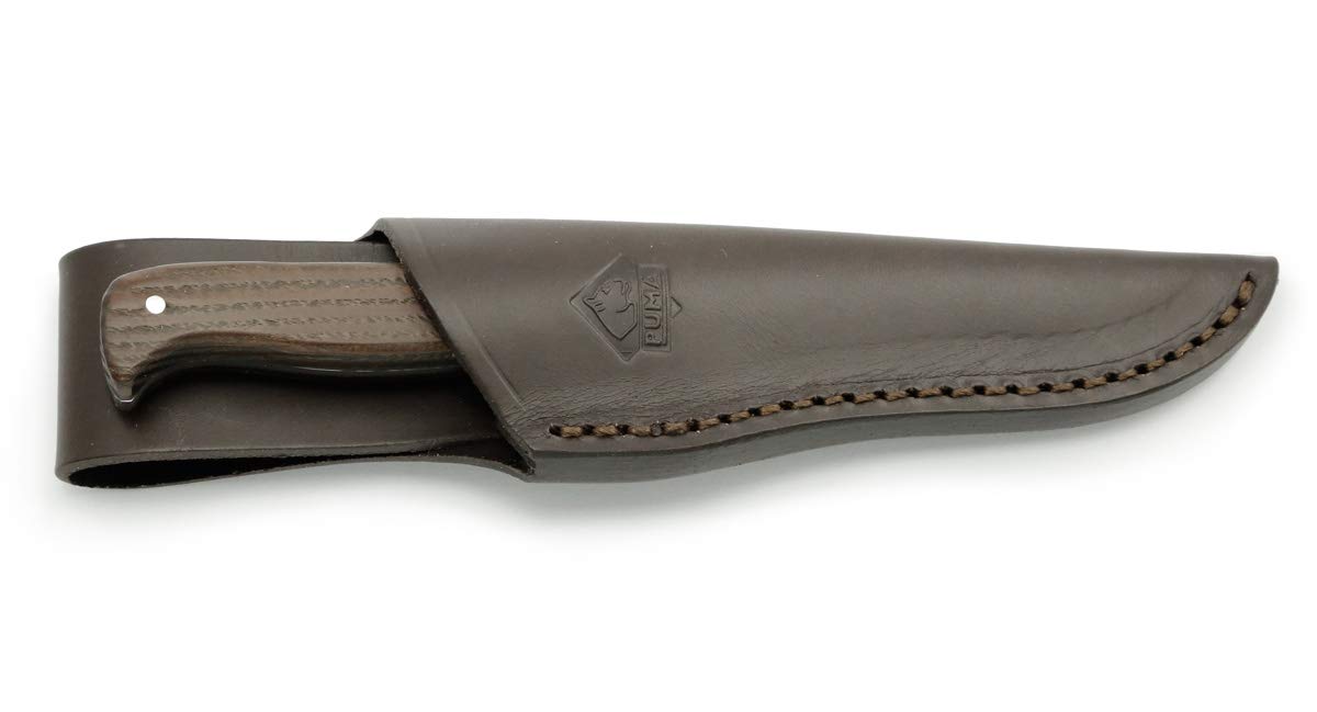 PUMA Hunter Eiche Oak German Made Hunting Knife with Leather Sheath (Special Edition)