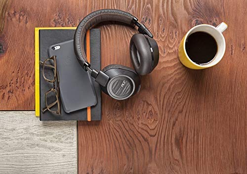Plantronics Wireless Noise Cancelling Backbeat, Headphones, Black and Tan, Pro 2 (Renewed)