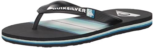 Quiksilver Boy's Strap Flip-Flop, Black 1, 5 Big Kid