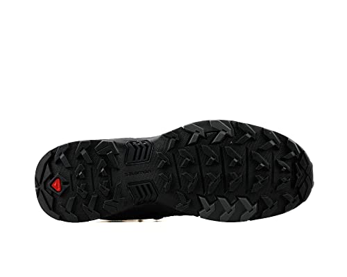Salomon X Ultra 4 MID Gore-TEX Hiking Boots for Men, Green Gables/Black/Cumin, 12