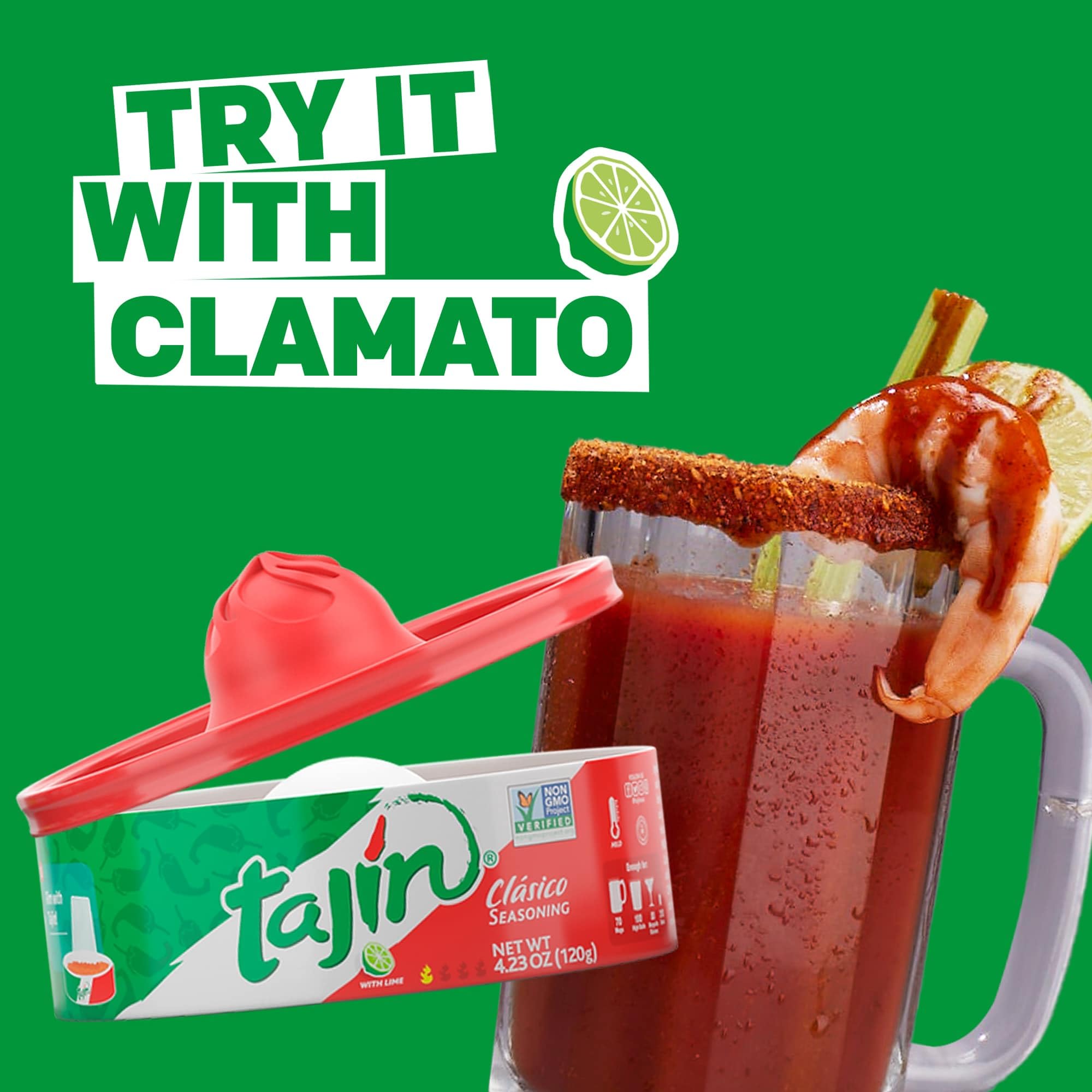 Tajín Clásico Chile Lime Seasoning Rimmer 4.23 oz