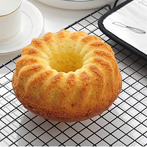 ZEMSY 2 Pack Silicone Round Cake pan European Grade Non-Stick Bakeware For Jello, Bread, Gelatin, Cakes pans 8-10Inch
