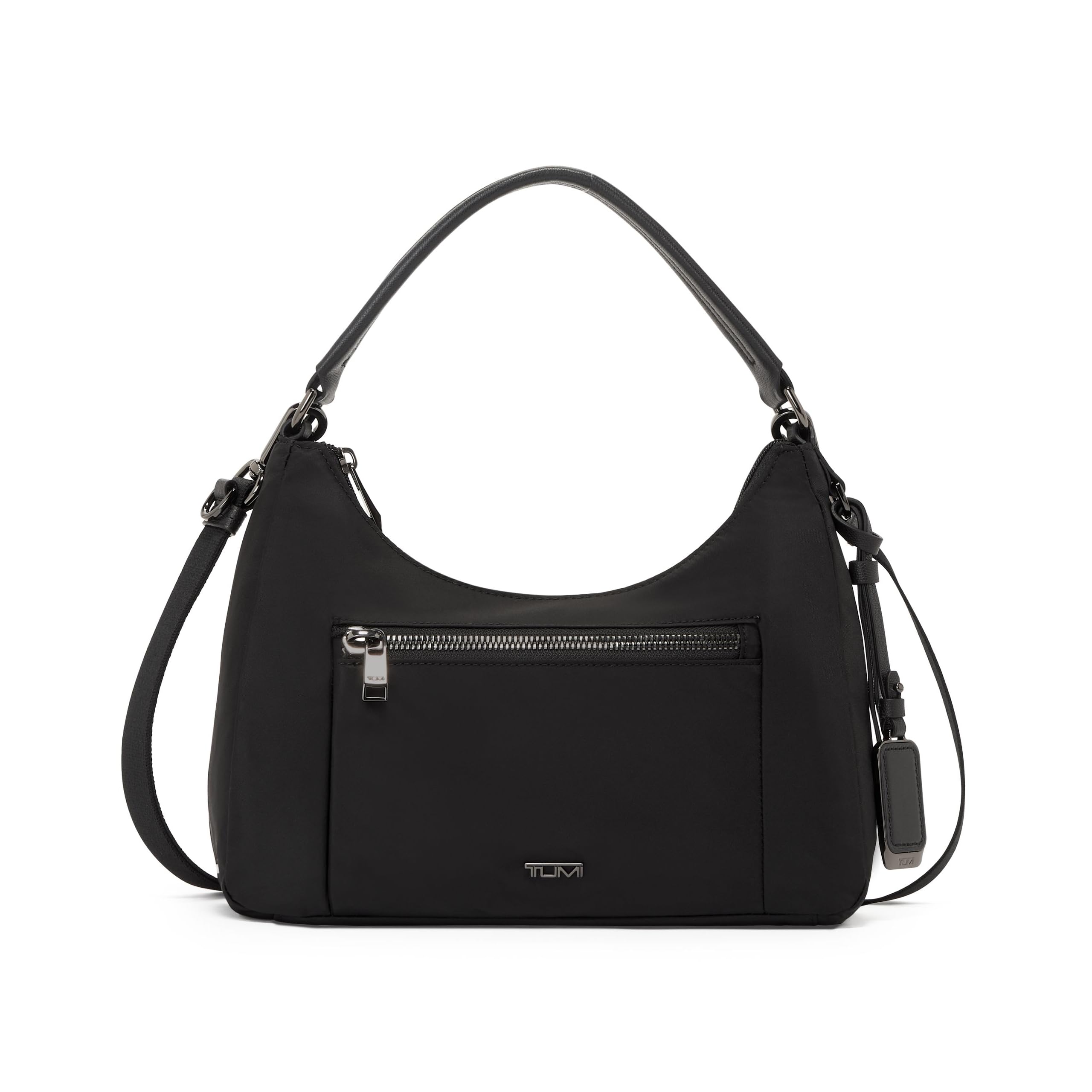 TUMI - Voyageur Adelaide Hobo Crossbody - Sling Bag for Women - Everyday Travel Purse - Removable Strap Tracer - Lilac & Silver Hardware