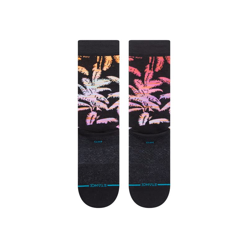 Stance Palmer Womens Crew Socks (Small, Black)