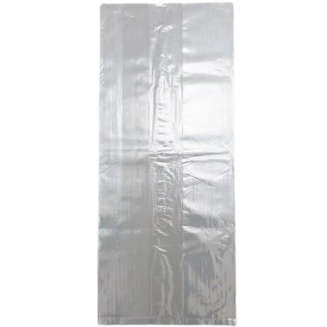 Plastic Produce Bag for Bread and Groceries - 4"x2"x8" - 1000 Bags - 0.95 mil - Natural Color - No Venting Holes LDPE